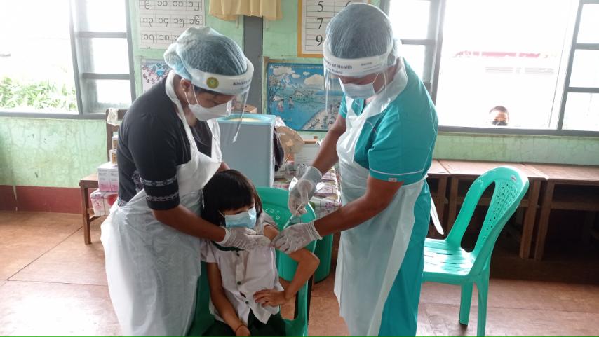 မိုးနဲမြို့နယ်၌ အသက် ၅ နှစ်မှ အသက် ၁၂ နှစ်အတွင်းရှိ ကျောင်းသား၊ ကျောင