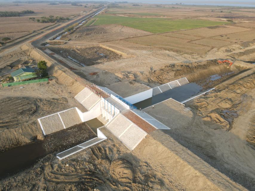 သုံးခွမြို့နယ် ဇောတိကရေတံခါး တည်ဆောက်ပြီးစီးမှုကြောင့် အနီးပတ်၀န်းကျင