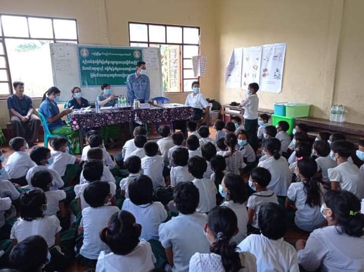 ဓနုဖြူမြို့နယ်တွင် စည်းကမ်းမဲ့ အမှိုက်စွန့်ပစ်မှုလျော့ကျစေရေး