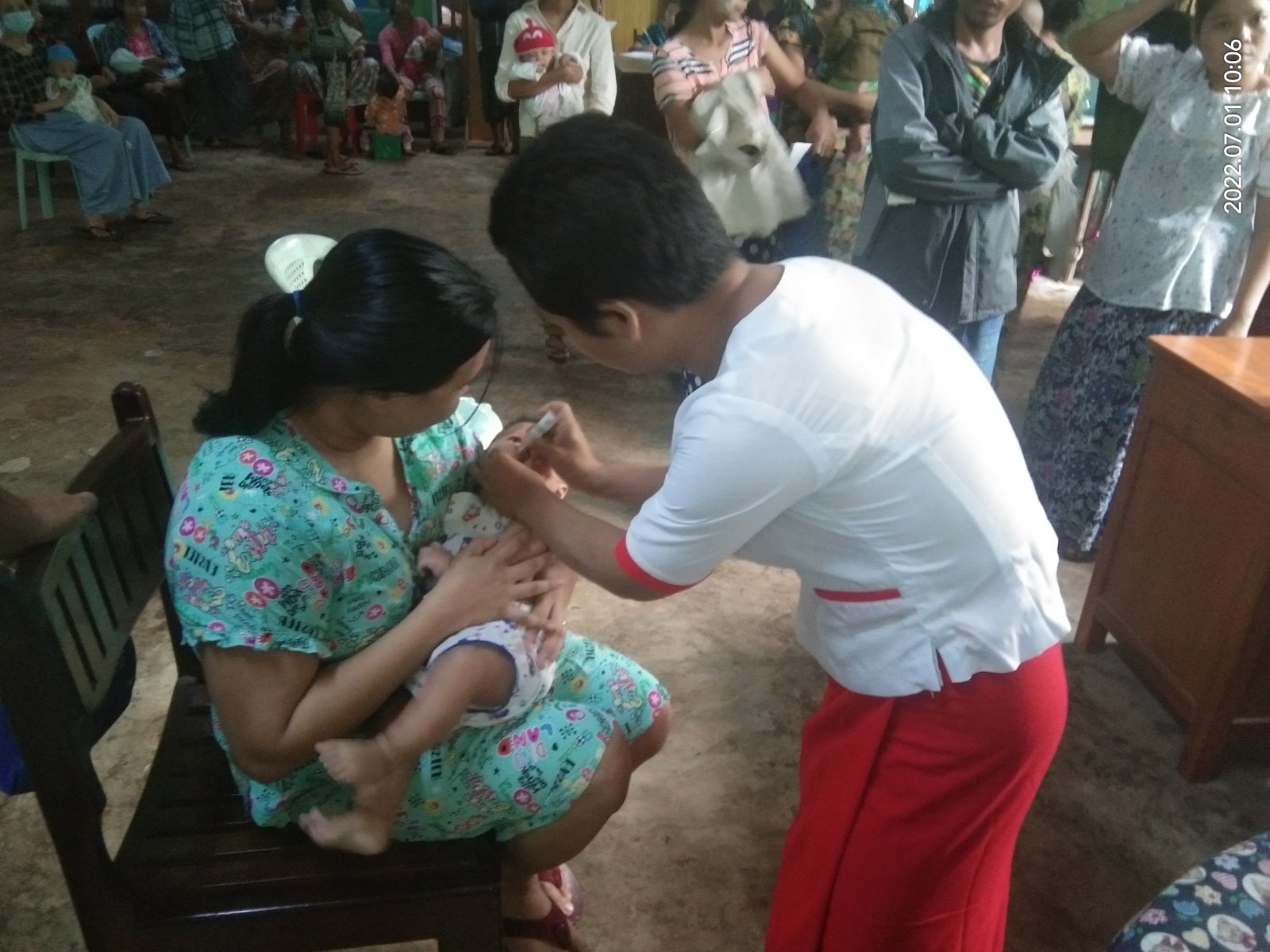 ဘီးလင်းမြို့နယ်တွင် မွေးကင်းစမှ အသက် ၂ နှစ်အောက် ကလေးနှင့် ကိုယ်ဝန်ဆောင
