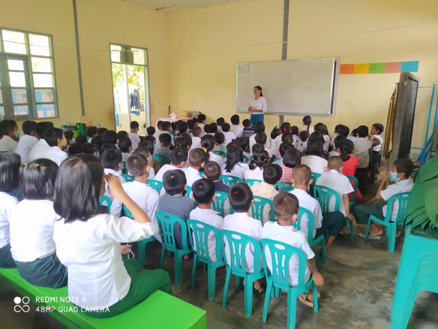ကဝမြို့နယ်၌ ၇၅ နှစ်မြောက် အာဇာနည်နေ့ အထိမ်းအမှတ် ဟောပြောပွဲ၊ နံရံကပ
