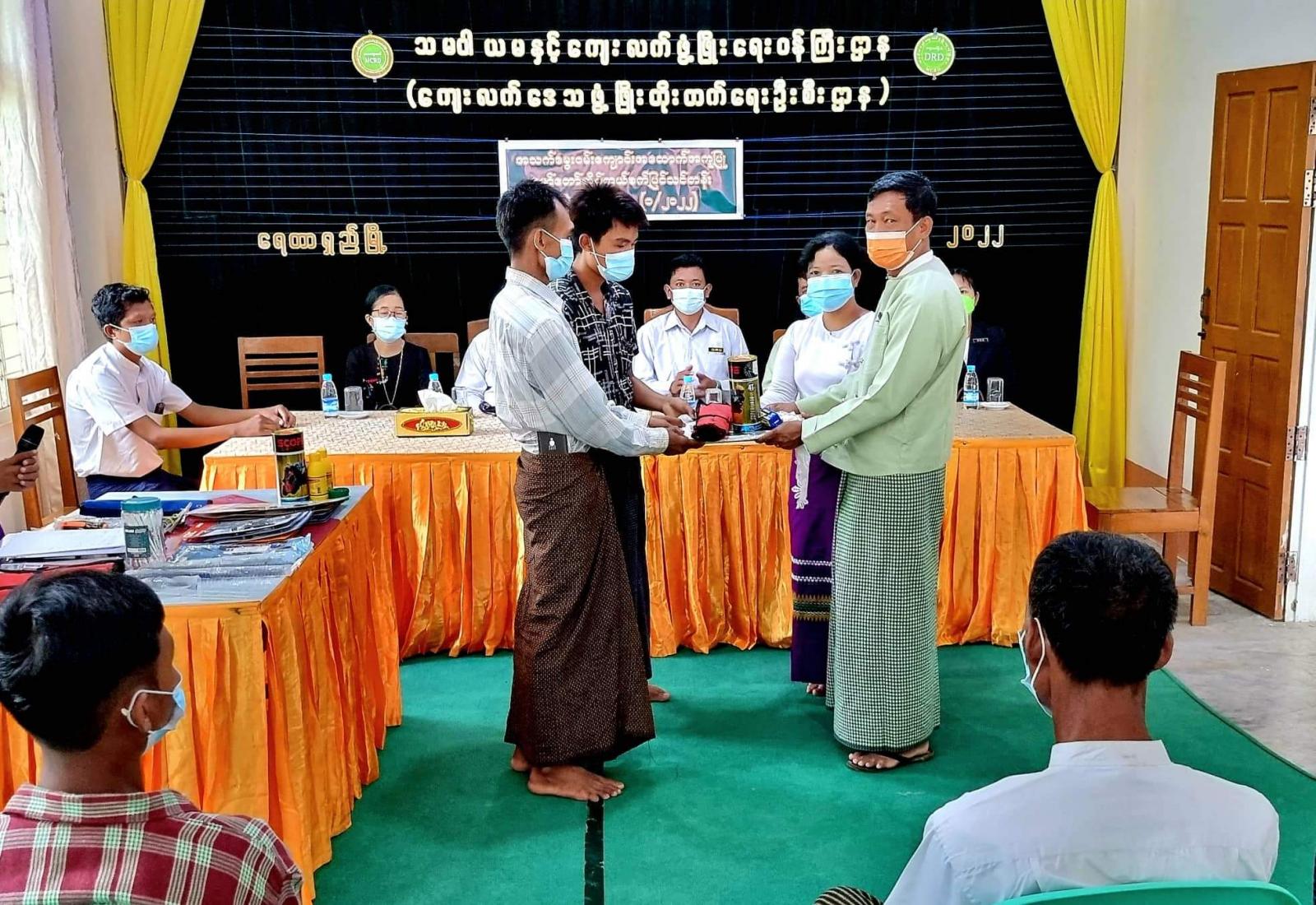 ရေတာရှည်မြို့နယ်၌ အသက် မွေးဝမ်းကျောင်း အထောက်အကူပြု ဆိုင်ကယ်စက်ပြင် သင