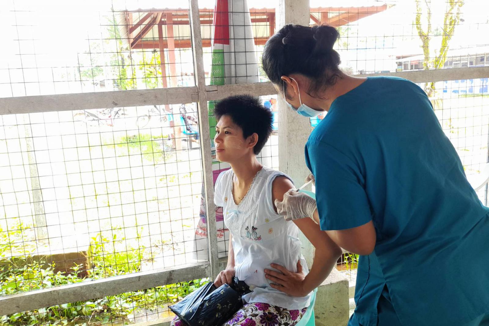 ဘုတ်ပြင်းမြို့နယ်တွင် အသက် ၂ နှစ်အောက်ကလေးငယ်များကို ပုံမှန်ကာကွယ
