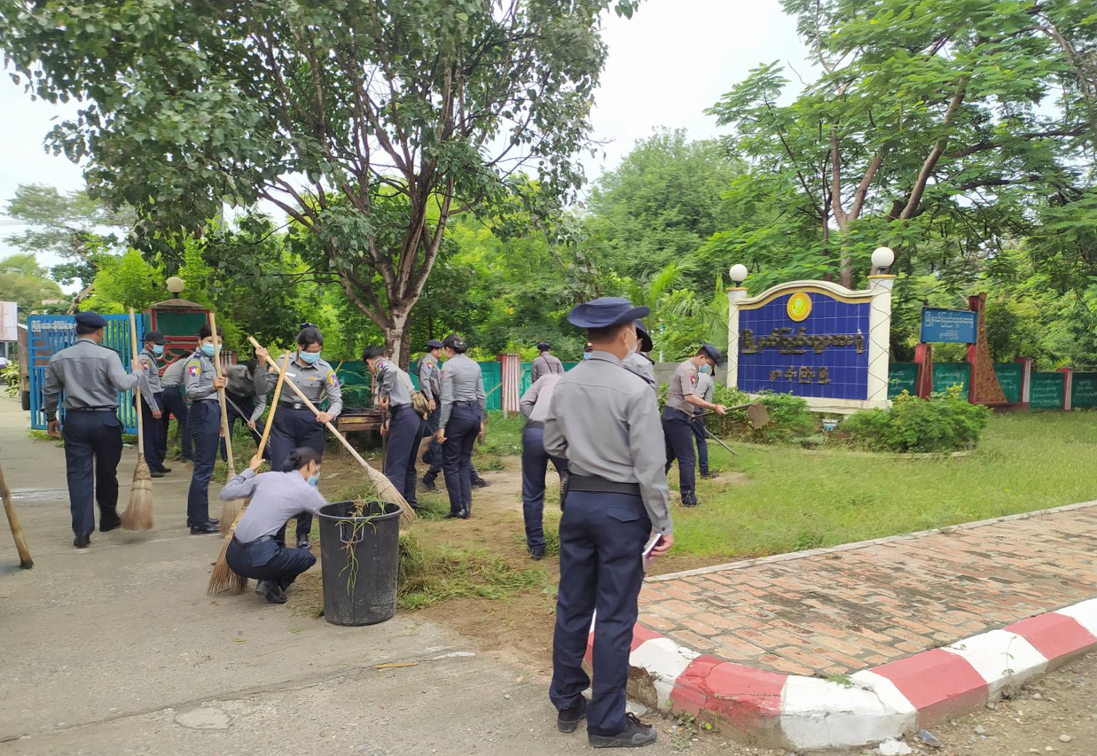 နွားထိုးကြီးမြို့၌ ၅၈ နှစ်မြောက် မြန်မာနိုင်ငံရဲတပ်ဖွဲ့နေ့ကို က