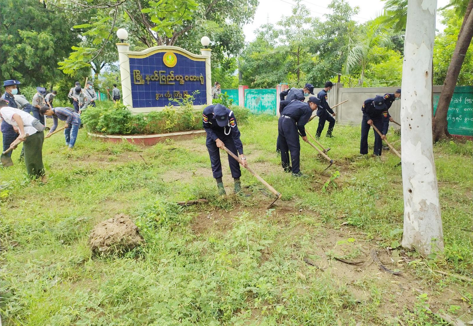 နွားထိုးကြီးမြို့၌ ၅၈ နှစ်မြောက် မြန်မာနိုင်ငံရဲတပ်ဖွဲ့နေ့ကို က