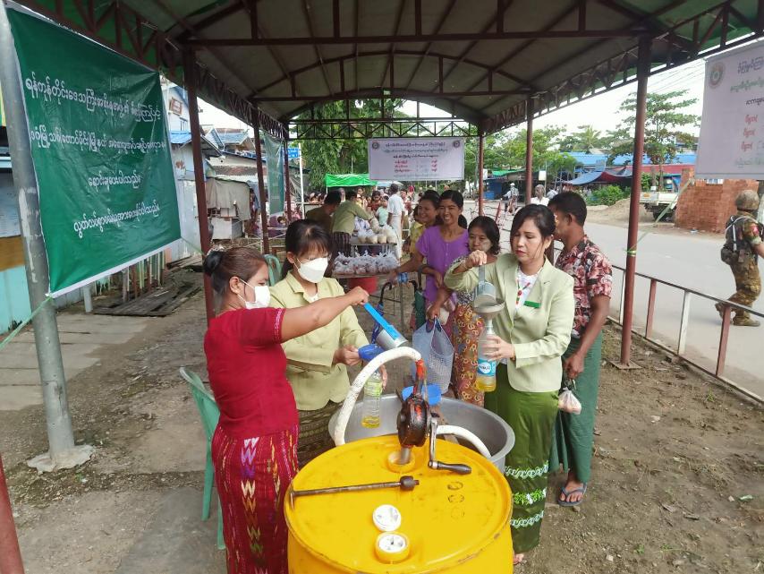ဒဂုံမြို့သစ် တောင်ပိုင်း မြို့နယ်တွင် အခြေခံစားသောက်ကုန်များ စျေးနှုန