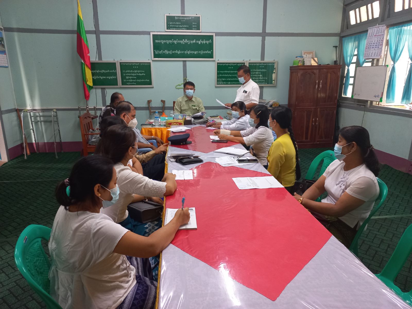 သံဖြူဇရပ်၌ ကလေးအလုပ်သမားပပျောက်ရေးဆိုင်ရာကော်မတီ လုပ်ငန်းညှိနှိုင်းအစည