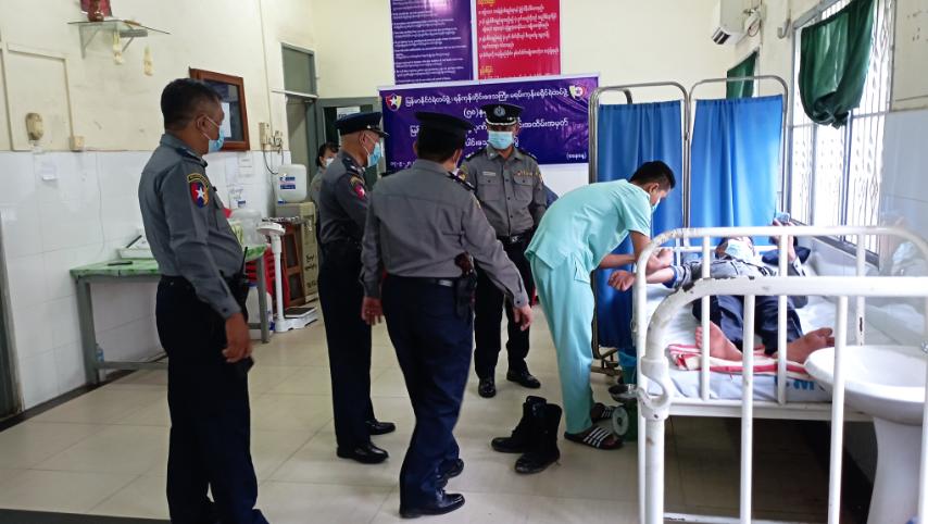 ၅၈ နှစ်မြောက် မြန်မာနိုင်ငံရဲတပ်ဖွဲ့နေ့ကိုကြိုဆို ဂုဏ်ပြုသောအားဖြင့် မ