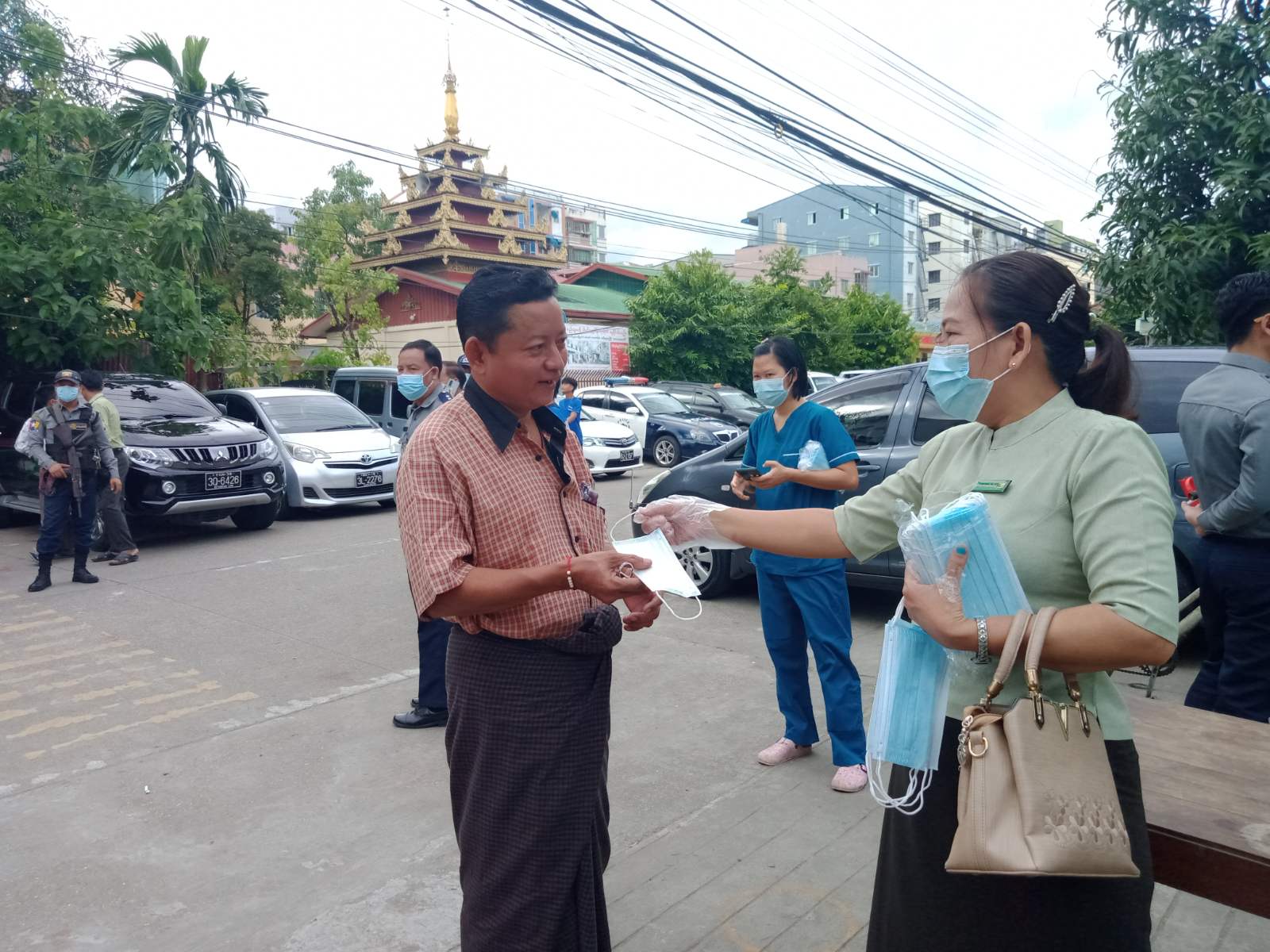 တောင်ဥက္ကလာပမြို့နယ်တွင် ကိုဗစ် ၁၉ ရောဂါ ကြိုတင်ကာကယ်ရေး Mask Campaign