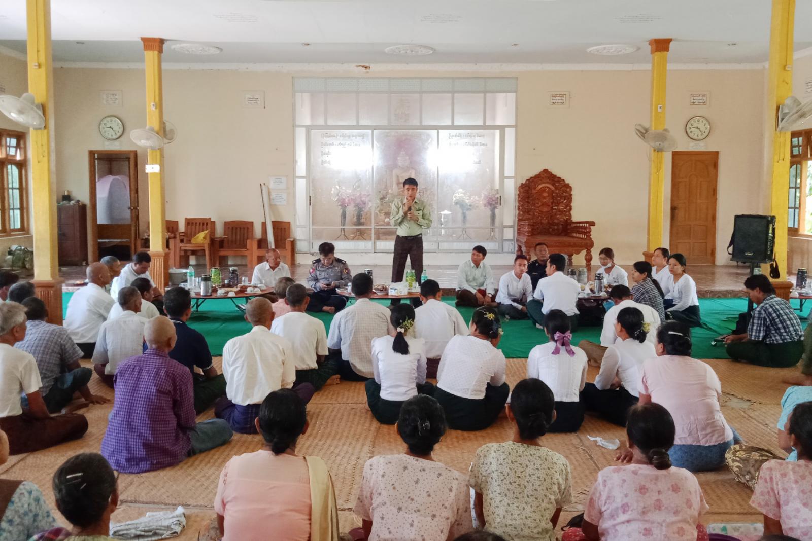 ကံမမြို့နယ် စီမံအုပ်ချုပ်ရေးအဖွဲ့ဥက္ကဋ္ဌနှင့် ဌာနဆိုင်ရာများဒေသဖွံ့ဖ