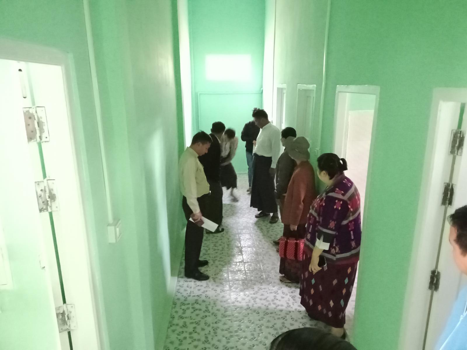 လွိုင်လင်မြို့၌ ၂၅ ကုတင်ဆံ့တိုင်းရင်းဆေးရုံ ရာနှုန်းပြည့် တည်ဆောက်ပ
