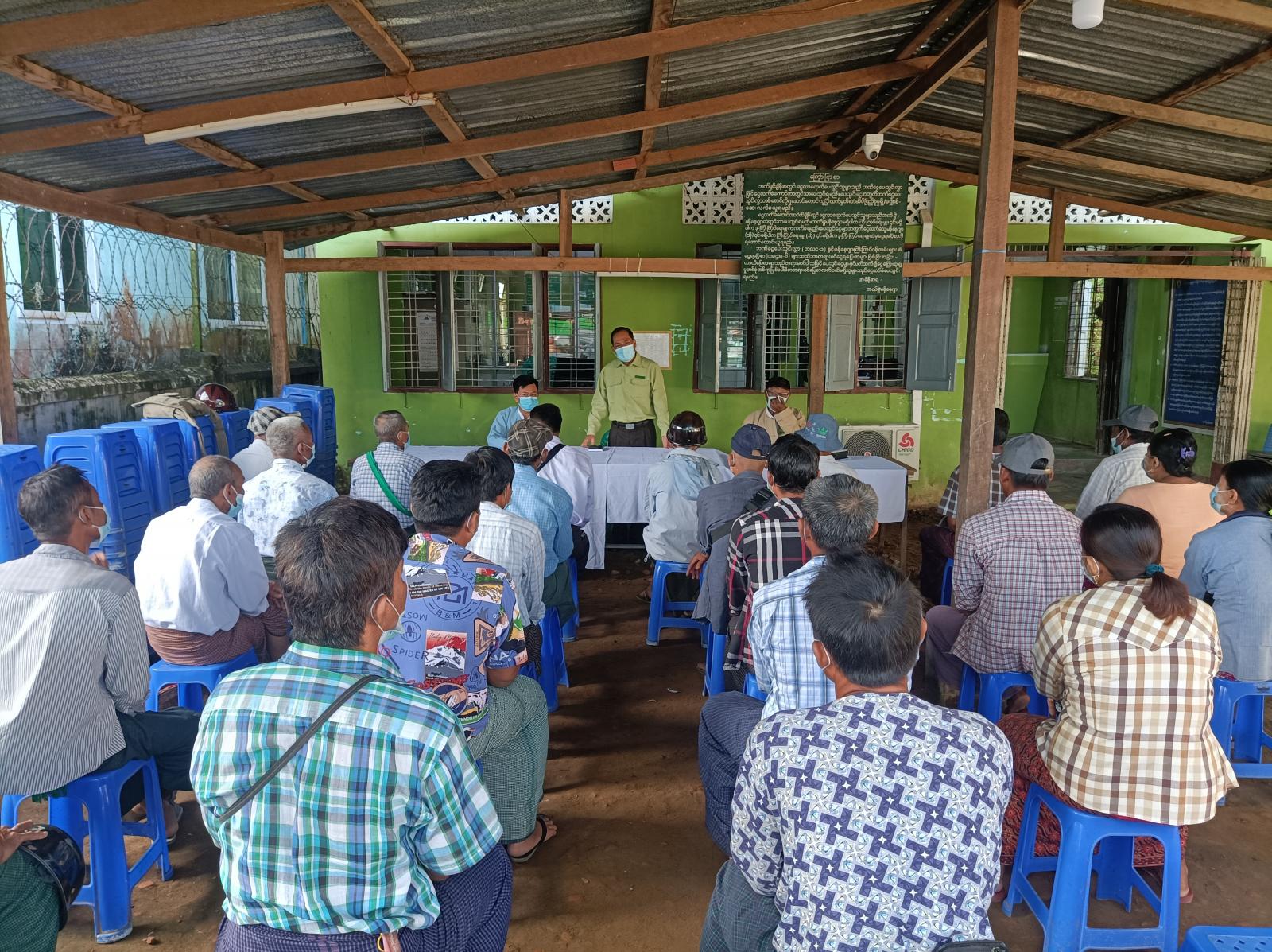 ကျောင်းကုန်းမြို့၌ ၂၀၂၂ ခုနှစ် ဆောင်းသီးနှံ စတင်ထုတ်ချေးပေး