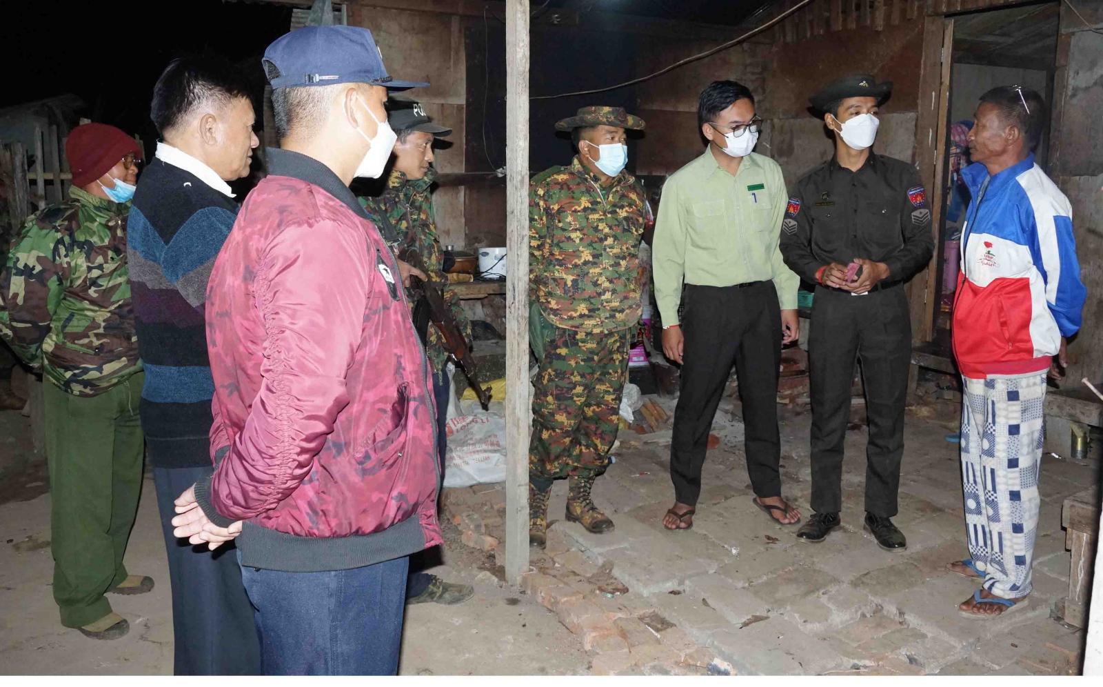 ပြည်သူများဘေးကင်းလုံခြုံမှုရှိစေရေးအတွက် ဧည့်စာရင်းစစ်ဆေးခြင်းများ ဆောင်ရွက် Information And 