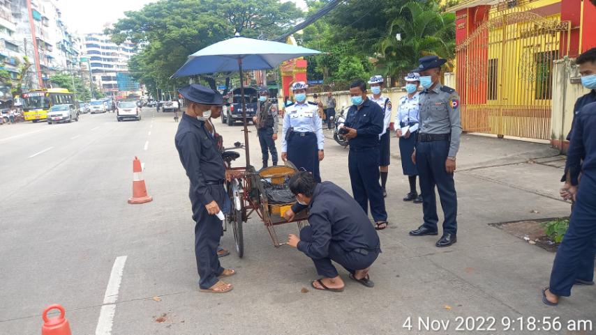 ပုဇွန်တောင်မြို့နယ်တွင် အနှေးယာဉ်များ ယဉ်အန္တရာယ် ကင်းဝေးစေရေးအတွက