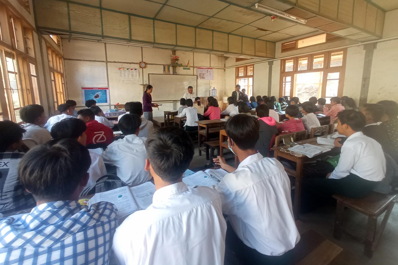 အောင်လံမြို့၌ ၇၅ နှစ်မြောက် စိန်ရတုလွတ်လပ်ရေးနေ့ အထိမ်းအမှတ်အကြို ဟောပ
