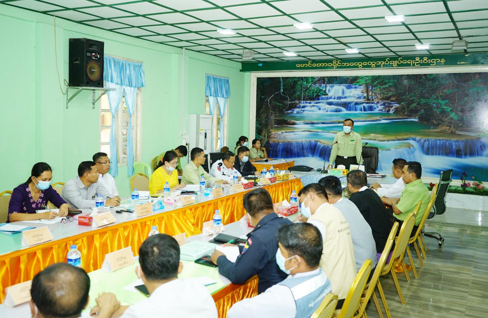 ရခိုင်ပြည်နယ် မောင်တောမြို့၌ ခရိုင်အဆင့် ဌာနဆိုင်ရာများ၏ လုပ်ငန်းညှိန