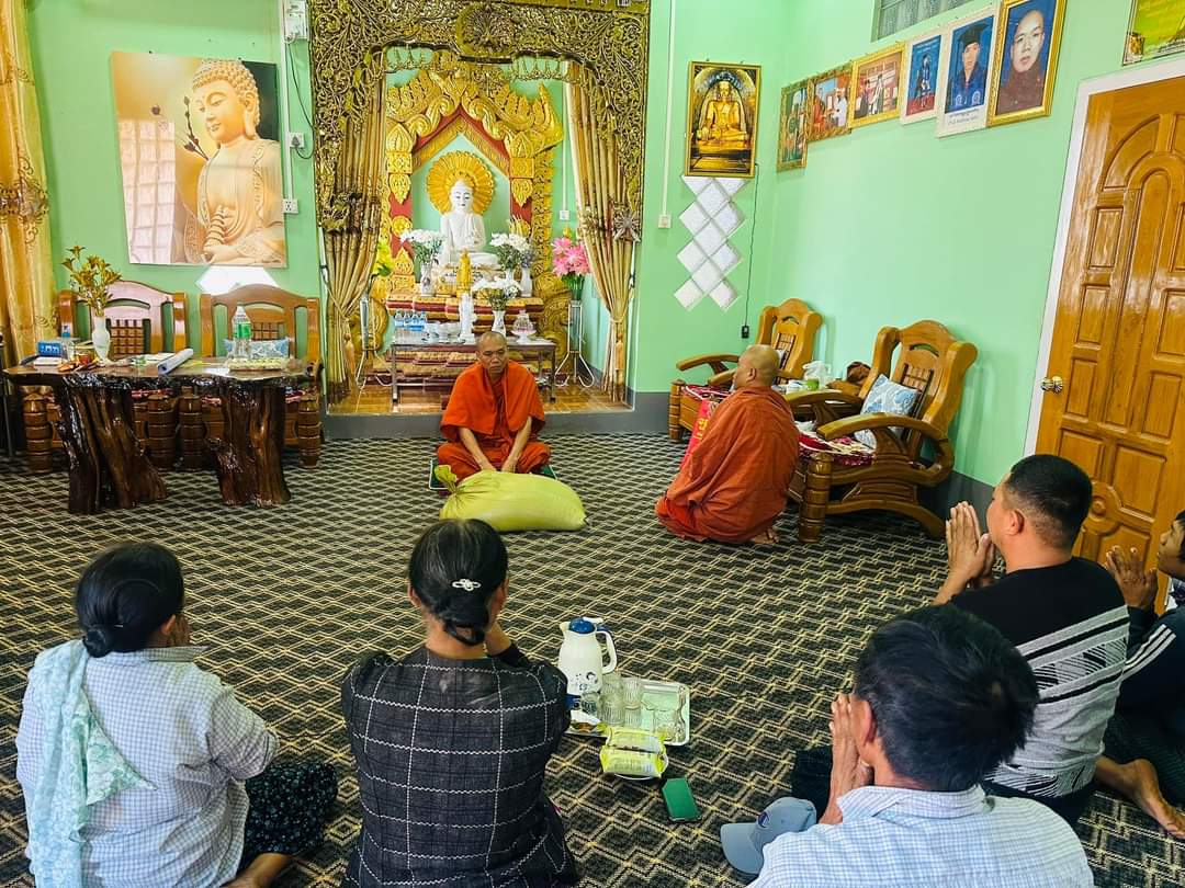 နောင်ချိုမြို့ သဖန်းကိုင်းပရဟိတ ဘုန်းတော်ကြီးသင်ပညာရေးကျောင်းသို့ ဆွမ