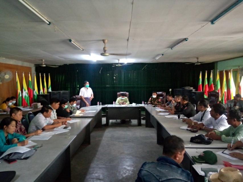 ဒဂုံမြို့သစ် ဆိပ်ကမ်း မြို့နယ်၌ လူဦးရေစာရင်းမှန်ကန်စေရေးအတွက် မြေပြင်က
