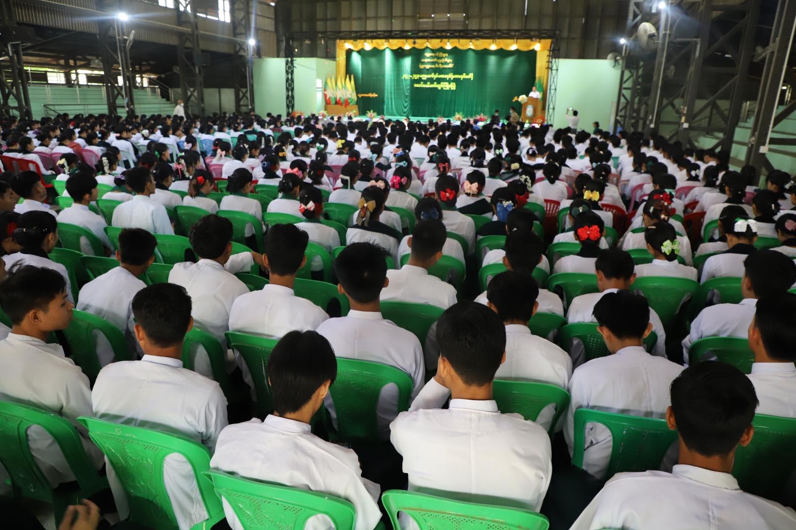စစ်ကိုင်းတိုင်းဒေသကြီး ဝန်ကြီးချုပ် ဦးမြတ်ကျော် နိုင်လွန်ကတ္တရာလမ်းသစ်မ