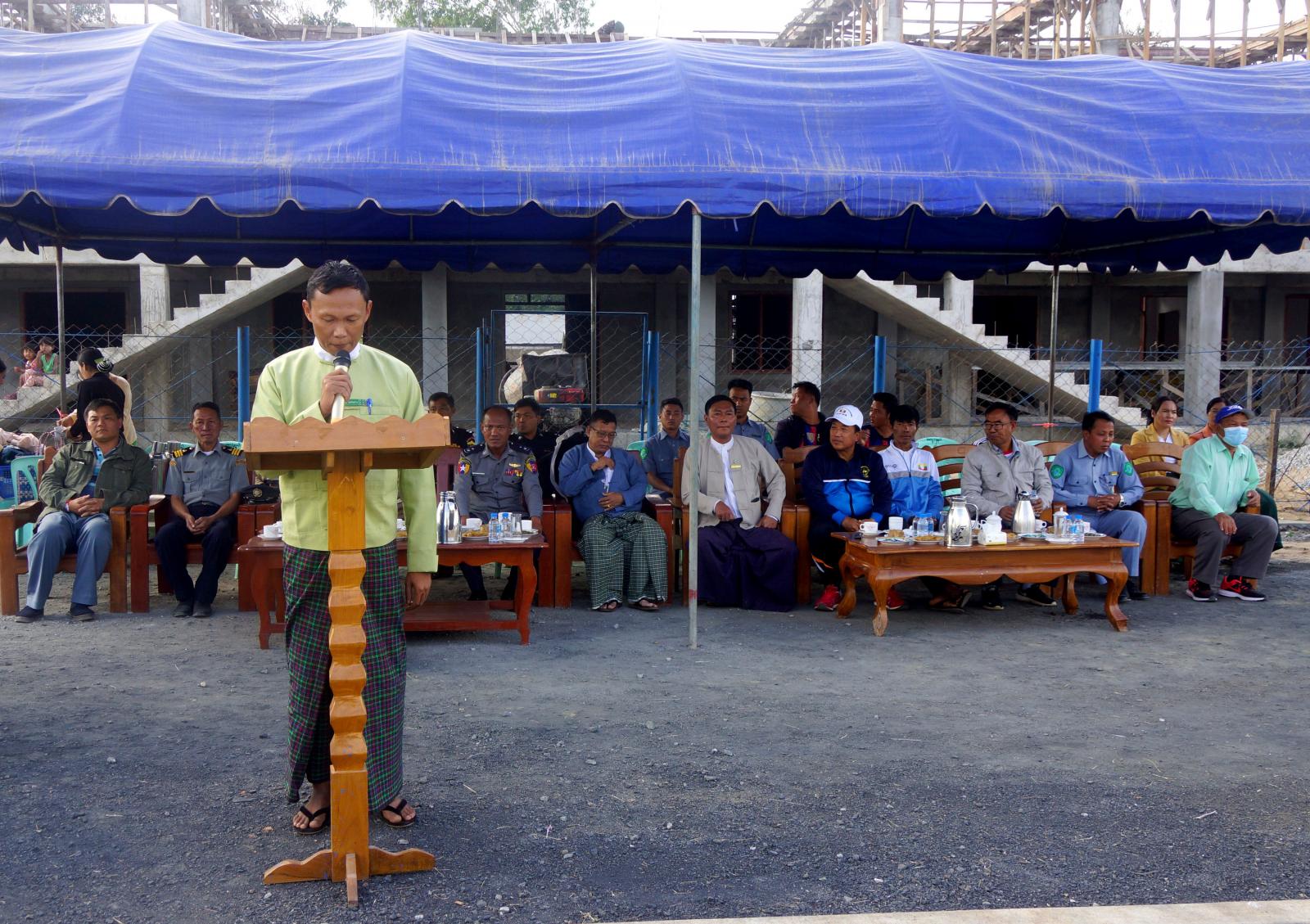 မိုင်းဆတ်မြို့၌ ၇၅ နှစ်မြောက်စိန်ရတုလွတ်လပ်ရေးနေ့အထိမ်းအမှတ် အမ