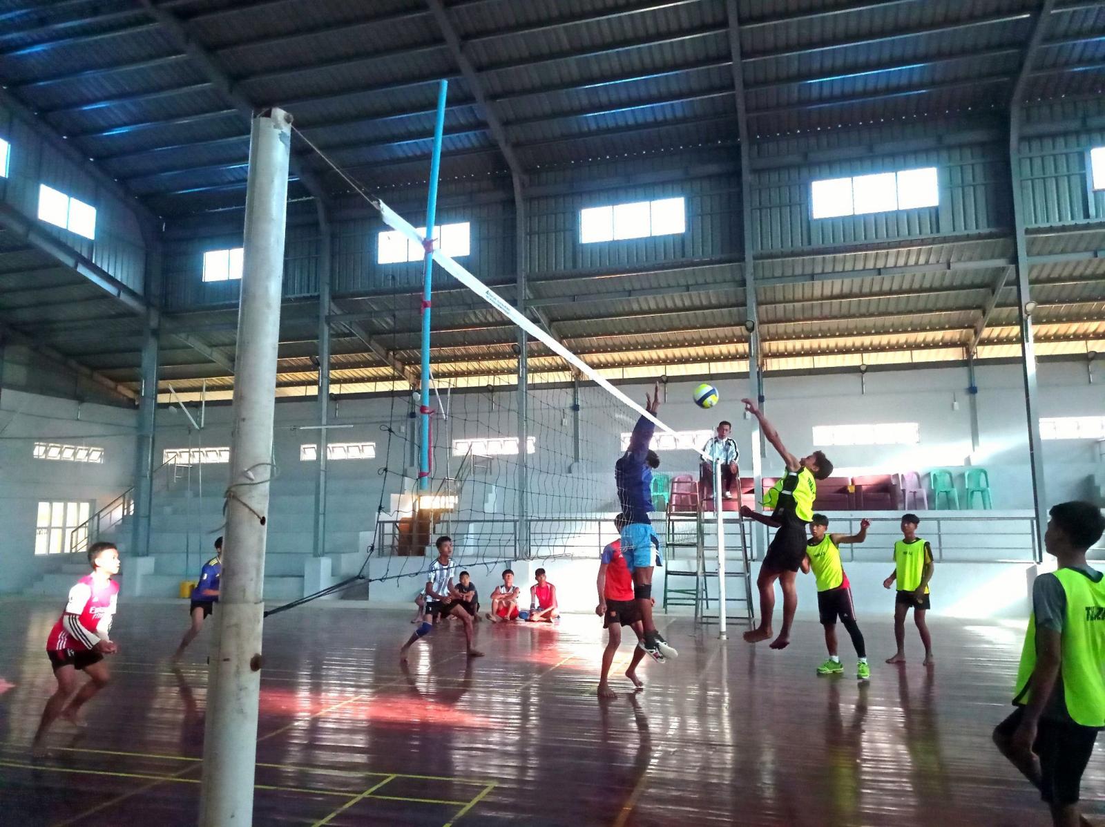 သာစည်မြို့ မိုးလုံလေလုံအားကစားခန်းမ၌ ၇၅ နှစ်မြောက် စိန်ရတုလွတ်လပ်ရေးနေ့ အထိမ်းအမှတ်အကြို အမ