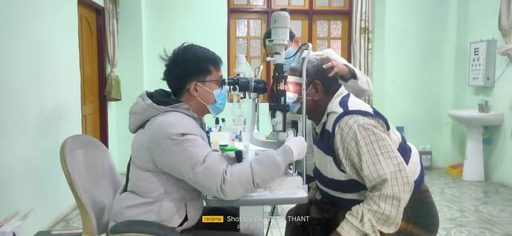 မြင်းမူမြို့နယ်၊ ထီးဆောင်းကျေးရွာ ရွှေရတုတိပိဋကပါလ မျက်စိဆေးရုံကြီးမှ မ