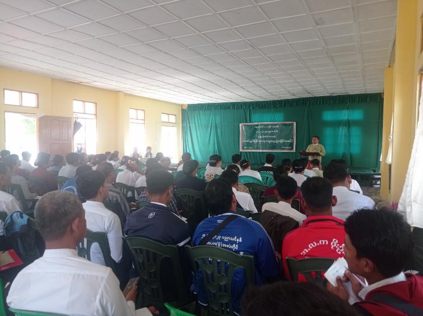 ဖျာပုံမြို့၌ ၂၀၂၂ ၂၀၂၃ ပညာသင်နှစ်အတွက် တက္ကသိုလ်ဝင်စာမေးပွဲ အောင်ချက်မ