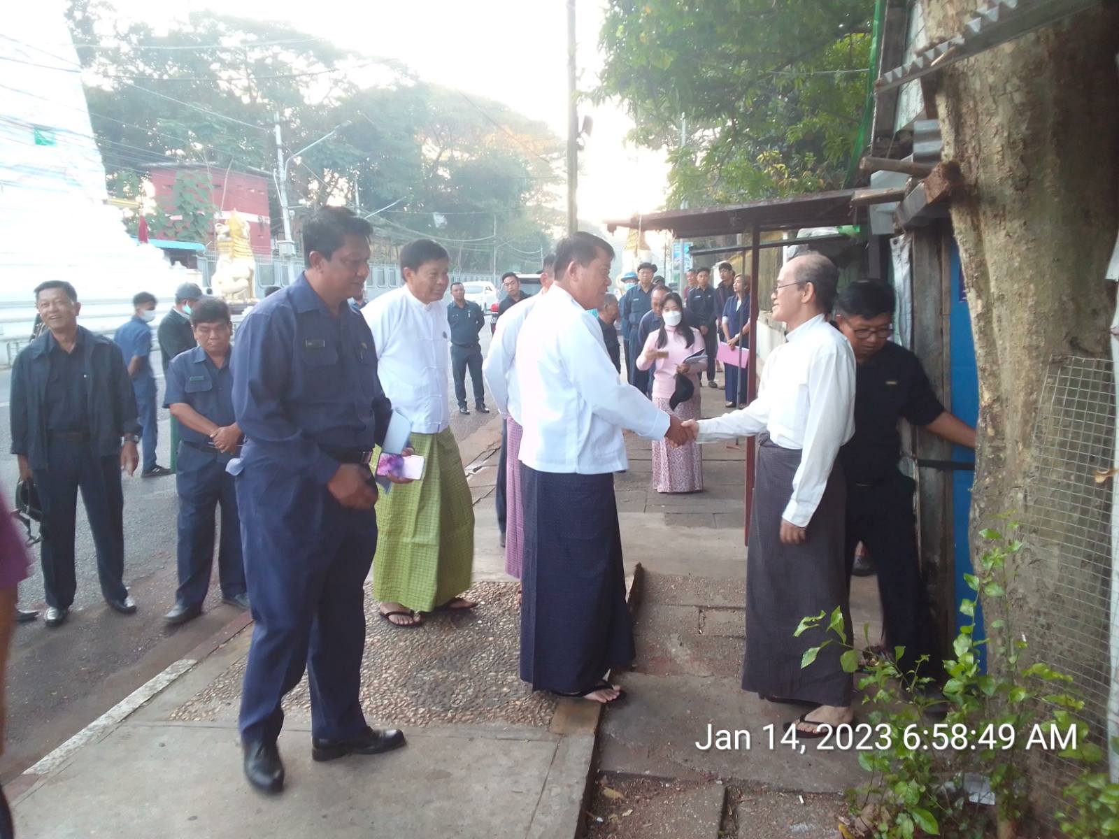 သီ ပေါမင်း၏ အနွယ် တော်အိမ်အား ရှေးမူမပျက်ပြင်ဆင်ရန် လာ ရောက်ကြည့်ရှု ဆ