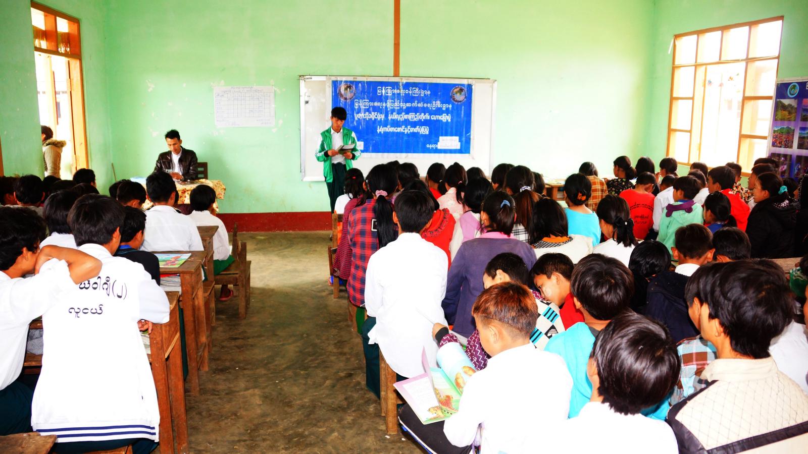 ပူတာအို၌ ၇၆ နှစ်မြောက် ပြည်ထောင်စုနေ့ အထိမ်းအမှတ်အကြို ဟောပြောပွဲ၊ ဓာတ