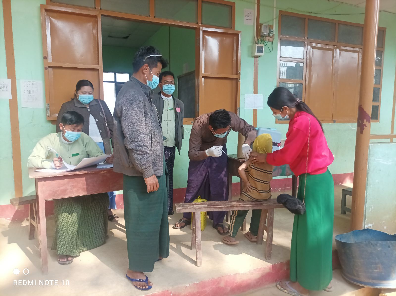 ကုန်းကြမ်းမြို့ အ မ က တာရှန် တွင်အသက် ၅ နှစ်မှ ၁၂ နှစ်ထိကျောင်းသား