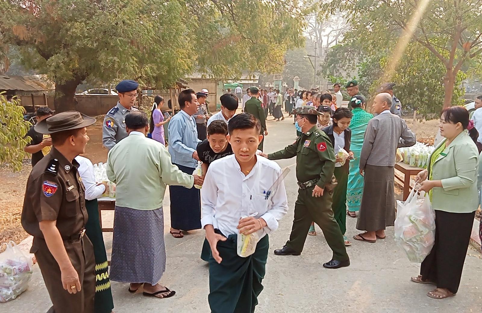 စစ်ကိုင်းတိုင်းဒေသကြီးအတွင်းရှိ စာစစ်ဌာနများ၌ တက္ကသိုလ်ဝင်စာမေးပွဲ