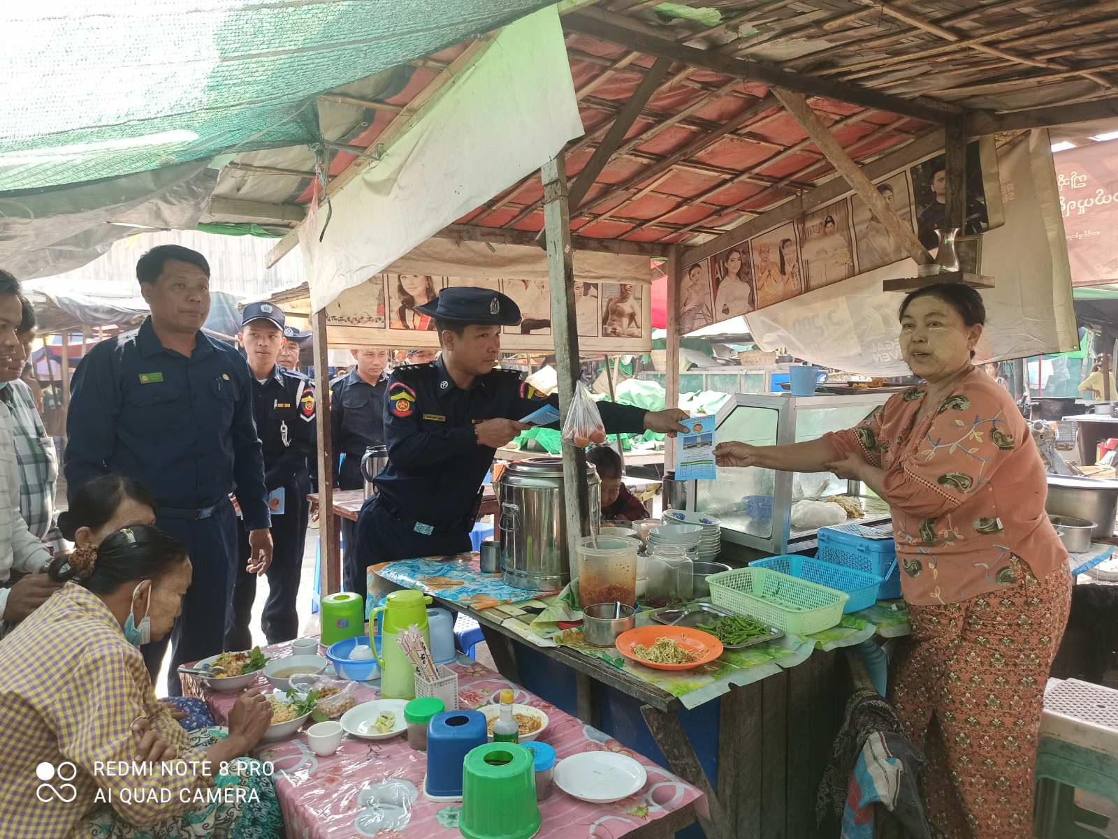 ချမ်းမြသာစည်မြို့နယ်၌ မီးဘေးအန္တရာယ်ကြိုတင်ကာကွယ်ရေးအတွက် အသိပညာပေးလုပ