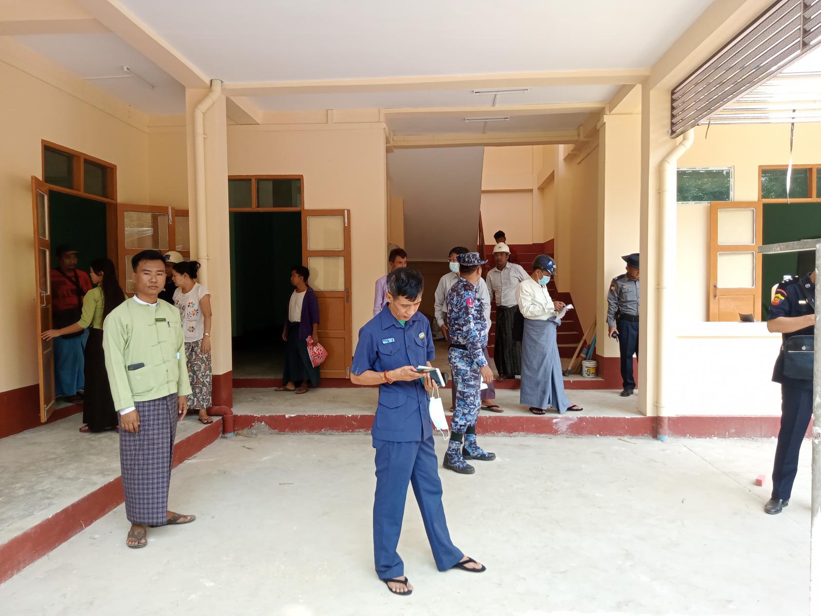 ဆိပ်ကြီးခနောင်တိုမြို့နယ်အတွင်း ၂၀၂၂ ၂၀၂၃ ဘဏ္ဍာနှစ် တည်ဆောက်ရေး လုပ်ငန