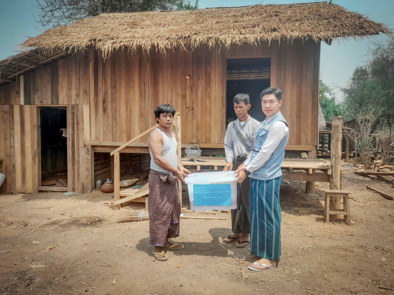 မိုးမိတ်မြို့နယ်တွင် မီးဘေးကြောင့် မီးဘေးသင့်အိမ်ထောင်စု ၁ စုအတွက