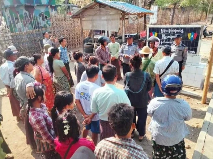 နတ်မောက်မြို့အတွင်း ယာဉ်အန္တရာယ်နှင့် လမ်းအန္တရာယ်ကင်းရှင်းရေး