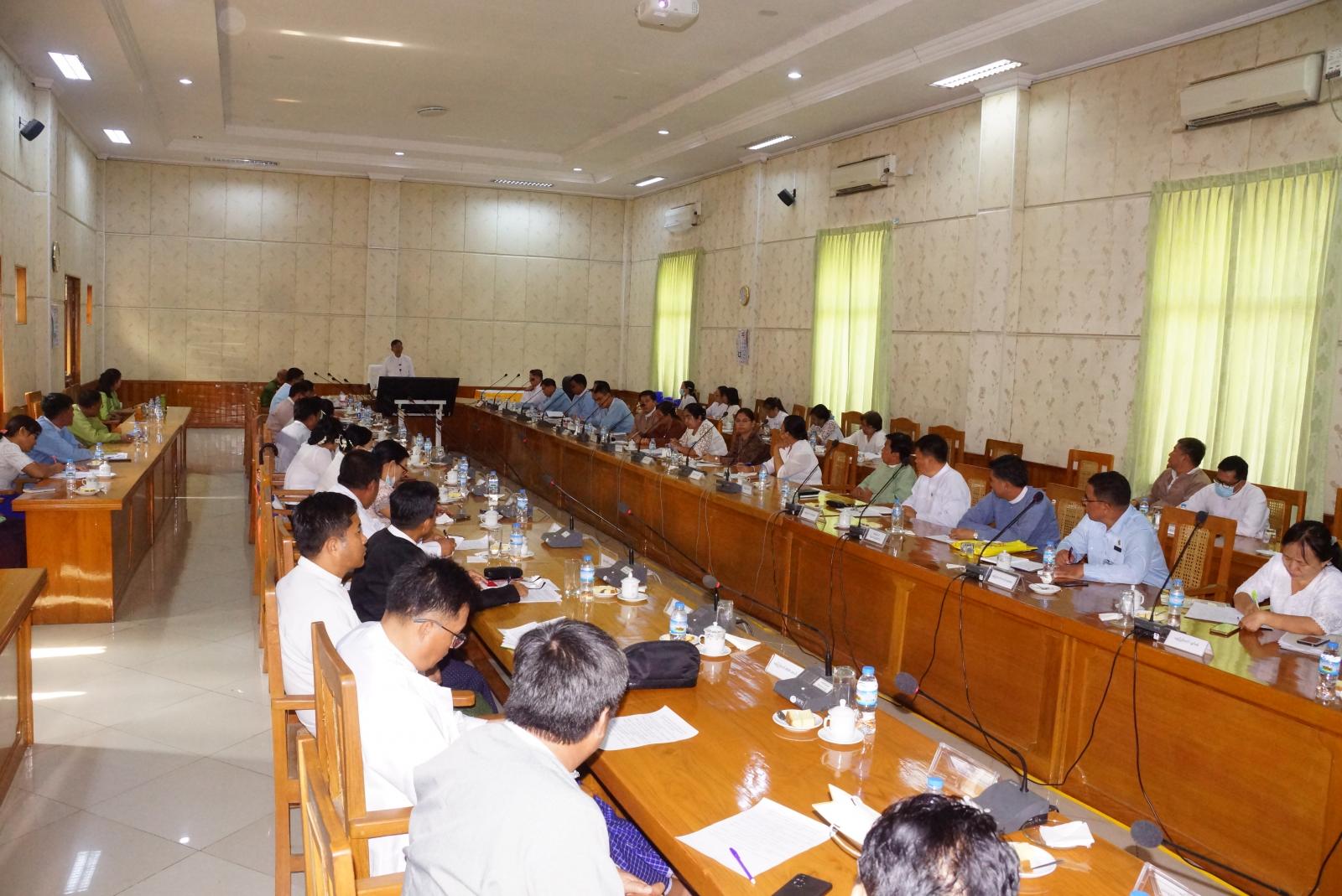 နေပြည်တော်ကောင်စီဥက္ကဋ္ဌ ဦးတင်ဦးလွင် နေပြည်တော်အသေးစား၊ အငယ်စားနှင့