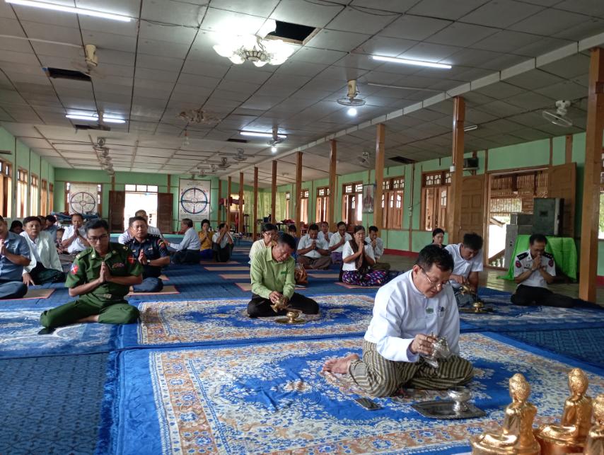 လယ်ဝေးမြို့နယ်လုံးဆိုင်ရာ ပဉ္စမအကြိမ် အသံမစဲမဟာပဋ္ဌာန်းမြတ်ရွတ်ဖတ်ပူဇော်ပွဲ ပဋ္ဌာန်းသိမ်းအောင်ပ