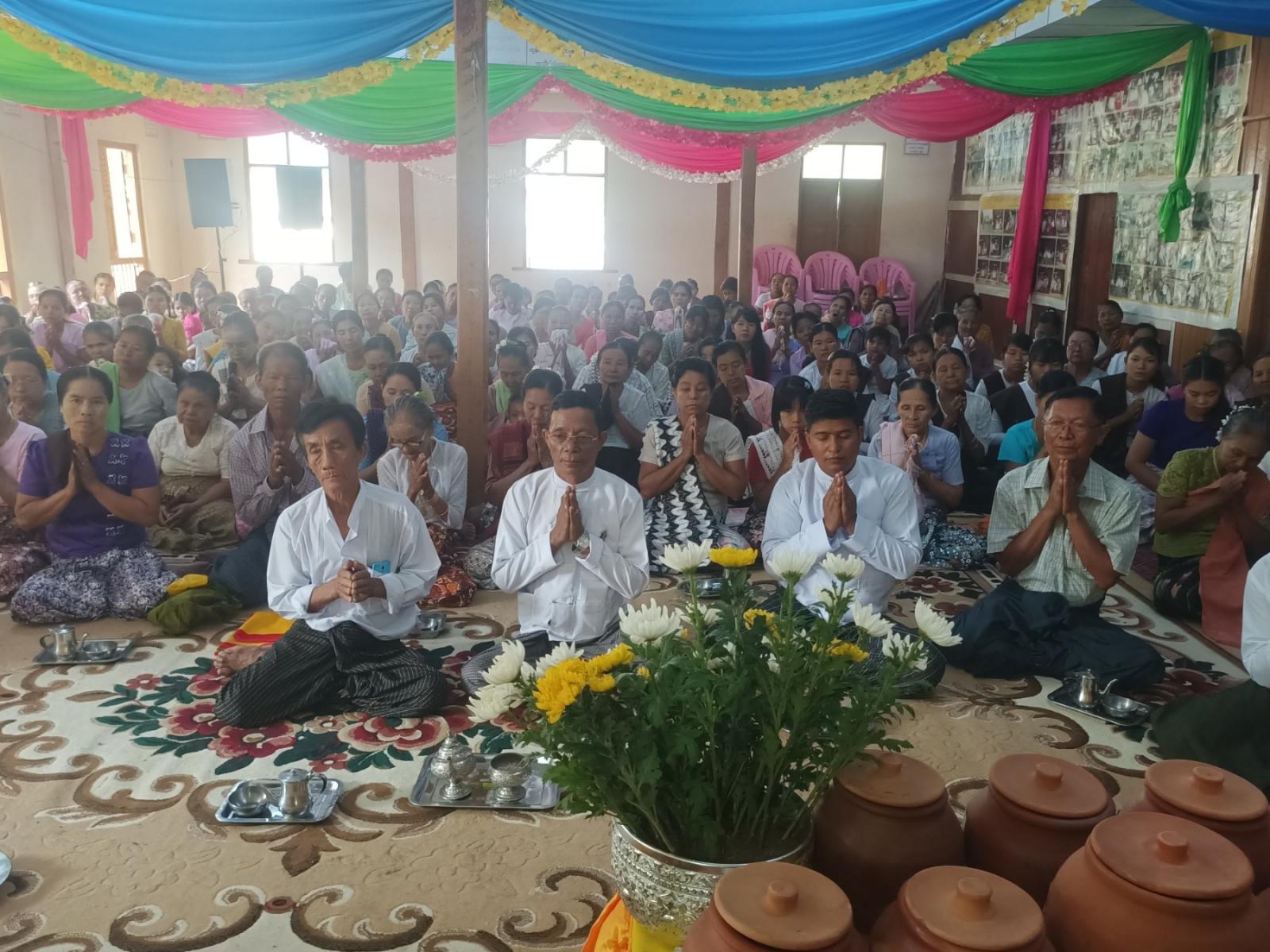 ပုဗ္ဗသီရိမြို့နယ်လုံးဆိုင်ရာ စတုတ္ထအကြိမ် မဟာပဋ္ဌာန်းမြတ်ပူဇော်ပွဲအောင်ပွဲ အခမ်းအနားကျင်းပ