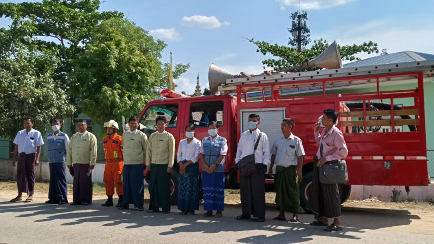 ပုဗ္ဗသီရိမြို့နယ်အတွင်း သဘာဝဘေး ကြိုတင်ကာကွယ်ရေး အသိပေးနှိုးဆော