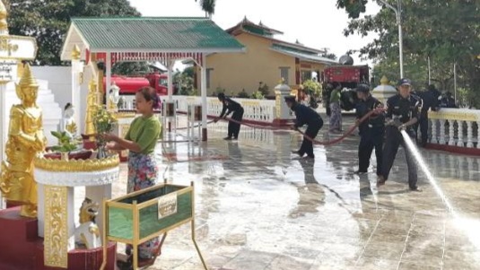 ဘုတ်ပြင်းမြို့တွင် ၇၇ နှစ်မြောက် မြန်မာနိုင်ငံမီးသတ်တပ်ဖွဲ့နေ့ က