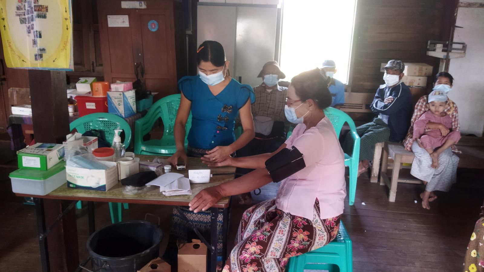 သဲကုန်းမြို့နယ်အတွင်းရှိ ဆီးချို၊ သွေးတိုး၊ နှလုံးရောဂါဝေဒနာရှင်ပြည်သူမ