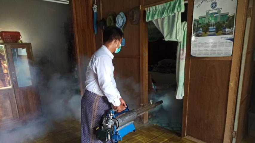 ပုဗ္ဗသီရိမြို့နယ်အတွင်း သွေးလွန်တုပ်ကွေးရောဂါ ကာကွယ်နှိမ်နင်းရေး ကွင