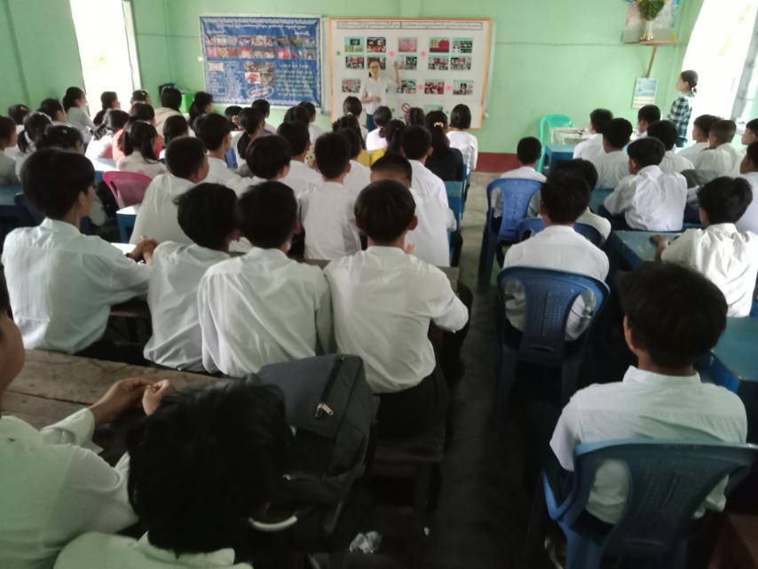 မောက်မယ်မြို့နယ်၌ မူးယစ်ဆေးဝါးအန္တရာယ် အသိပညာပေးဟောပြောပွဲကျင်းပ