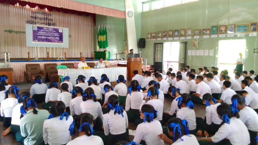အမှတ် ၉ အခြေခံပညာအထက်တန်းကျောင်းတွင် မူးယစ်ဆေးဝါးအန္တရာယ်ဆိုင်ရာ