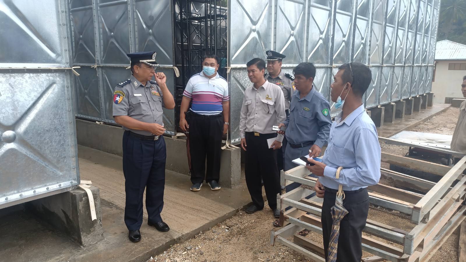 ကော့သောင်းမြို့တွင် တိုင်းဒေသကြီးအစိုးရအဖွဲ့၊ လမ်းပန်းဆက်သွယ်ရေးဝန်က