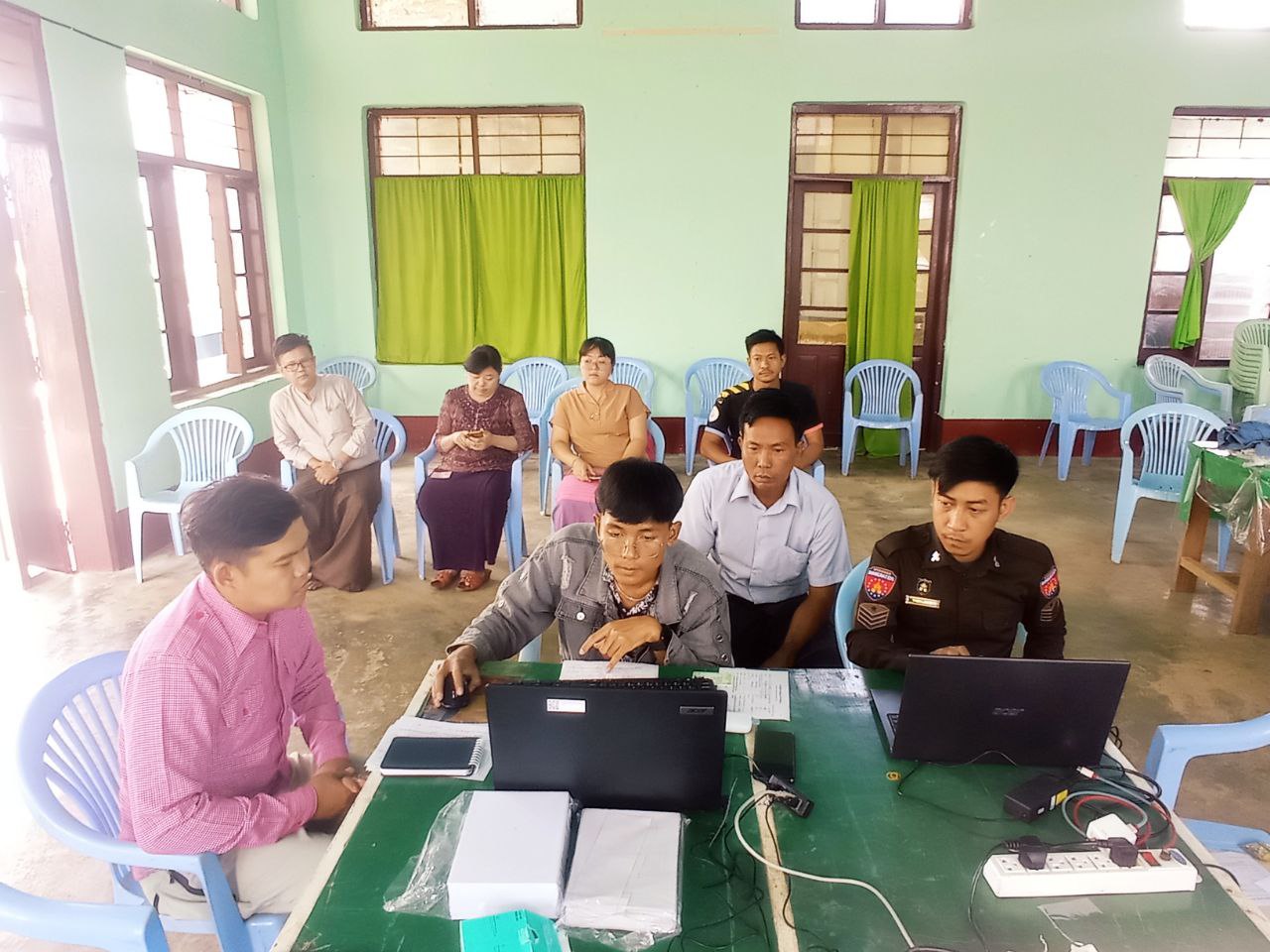 မိုးနဲမြို့နယ်တွင် Biometric အချက်အလက်များ စတင်ကောက်ယူ Information