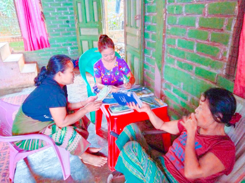 လိပ်သိုမြို့၌ စာဖတ်ရှိန် မြှင့်တင်ရေး မြို့ပေါ် ရပ်ကွက်များသို့ Mobile