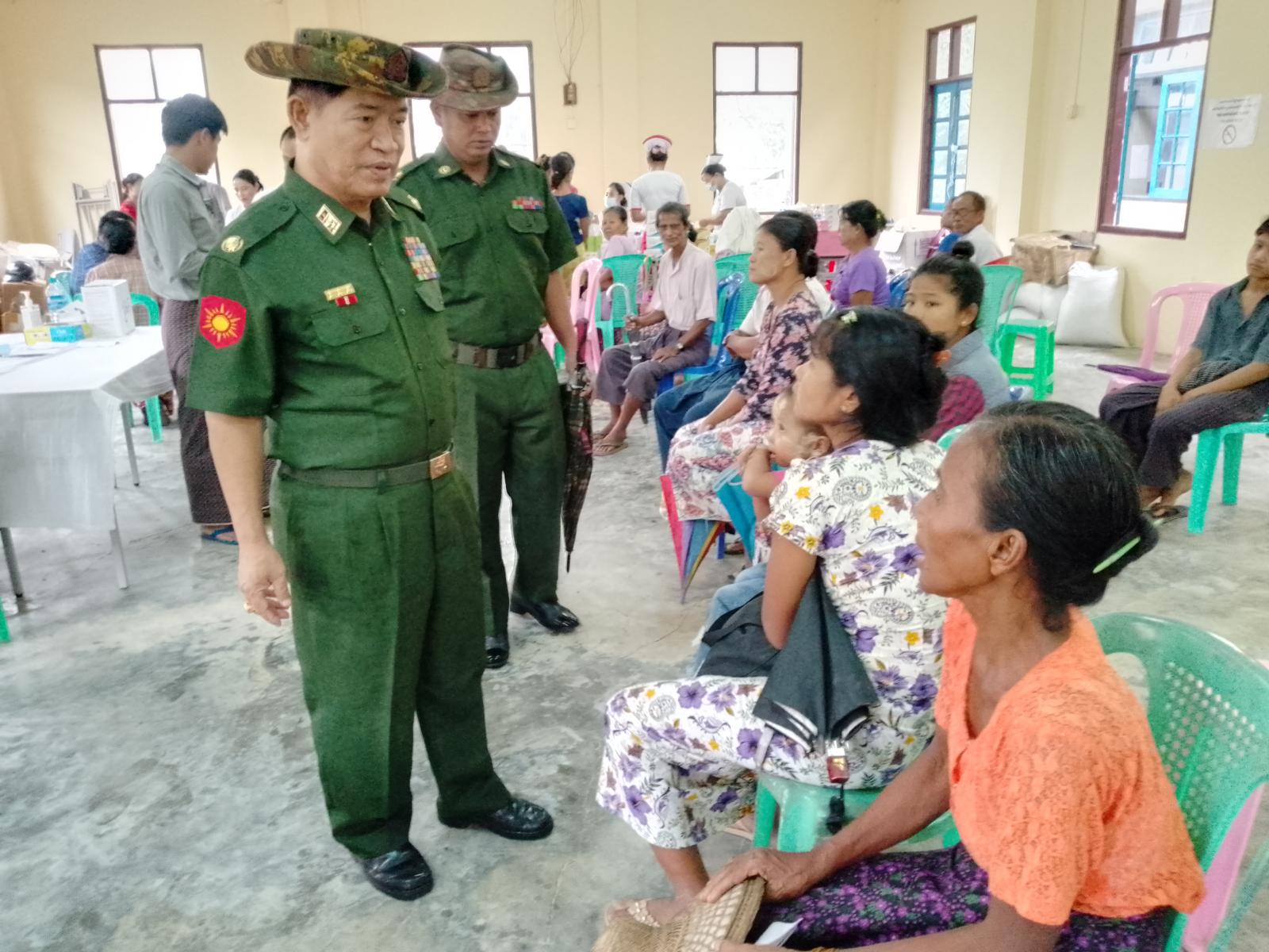 မြေပုံမြို့၌ ဗိုလ်မှူးချုပ် ကျော်ကျော်စိုးက နေပြည်တော်ပြည်သူ့ဆေးရုံ ကုတင် ၁၀၀၀မှ ဒေါက်တာ သက