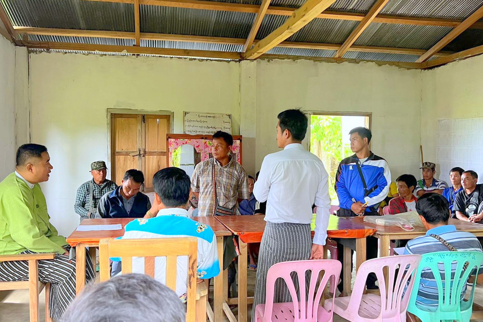 မိုင်းယောင်းမြို့နယ် ရှေခင်ကြိုးတံတားတည်ဆောက်နိုင်ရေး ညှိုနှိုင်းအစည