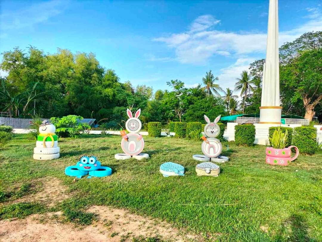 နတ်မောက်မြို့ လွတ်လပ်ရေးကျောက်တိုင်ပန်းခြံအတွင်း သာယာလှပမှုရှိစေရေးလုပ